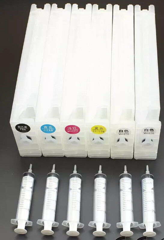 Epson F2000 / F2100 Refillable Ink cartridges w/ chips (700ml ...